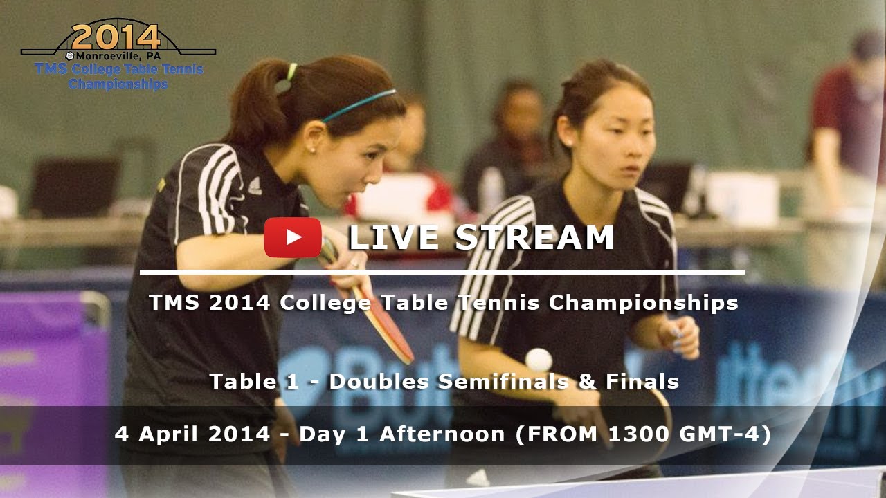 2014 TMS College Table Tennis Championships - Day 1 Afternoon - Table 1 ...