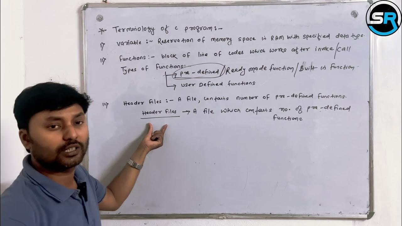 TERMINOLOGY IN C PART-3 - YouTube