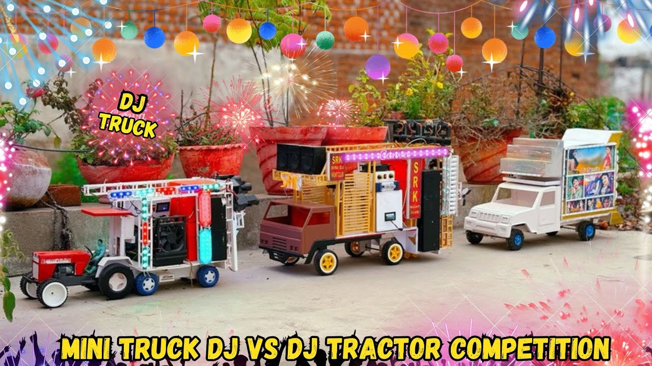 New mini dj truck cardboard dj setup | new mini dj truck | mini dj box ...