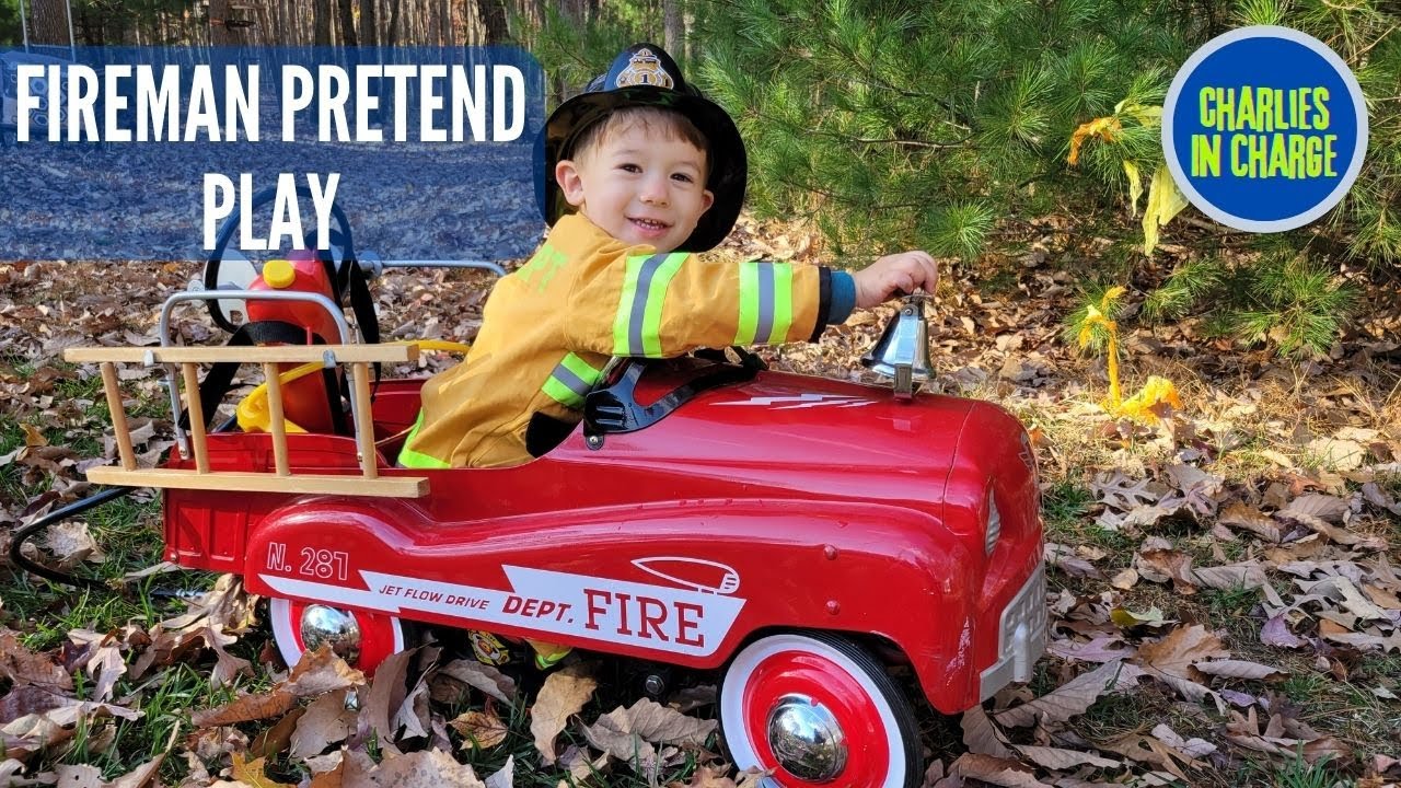 Firefighter Pretend Play | Fire Rescue | Toddler education | Kitchen ...