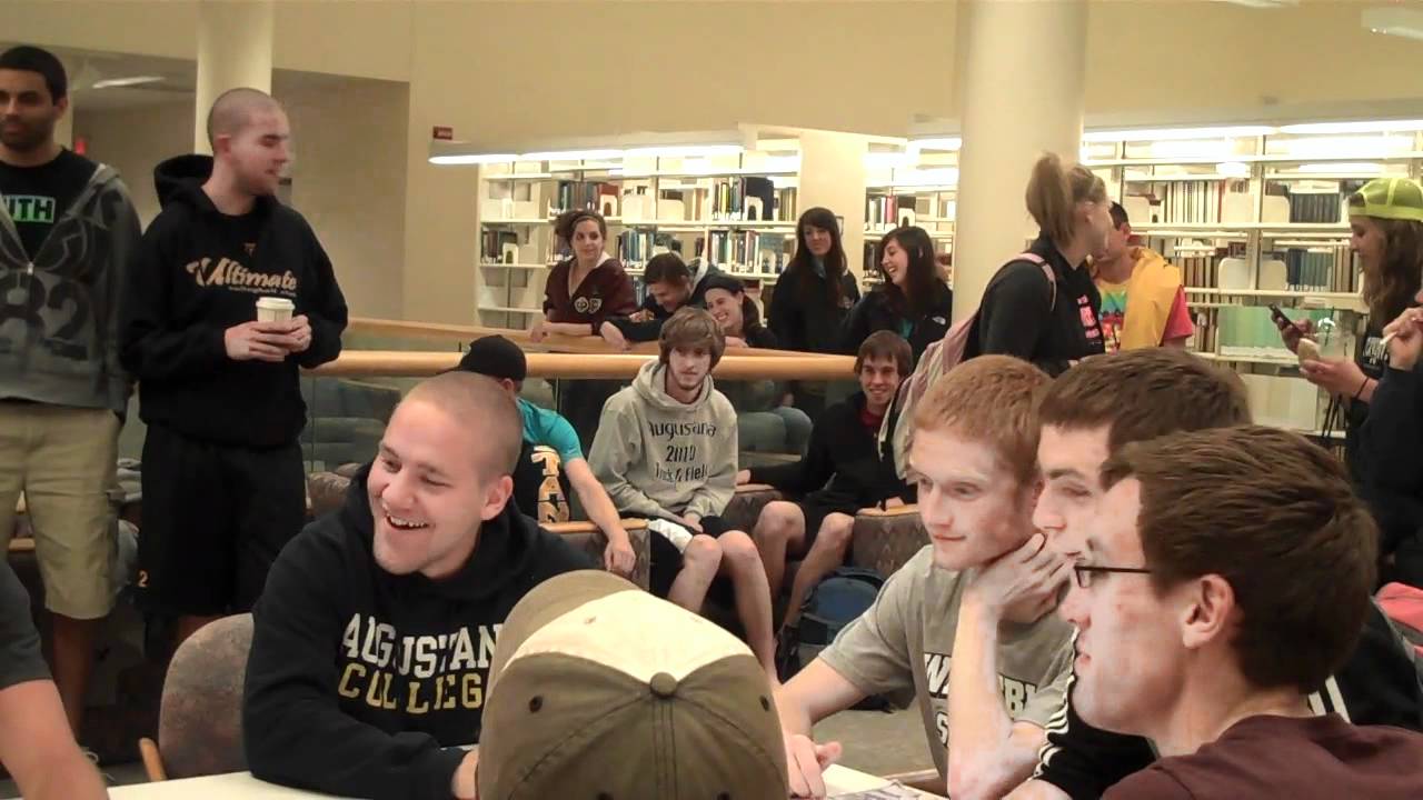 Silent Library--Augustana College #2 - YouTube