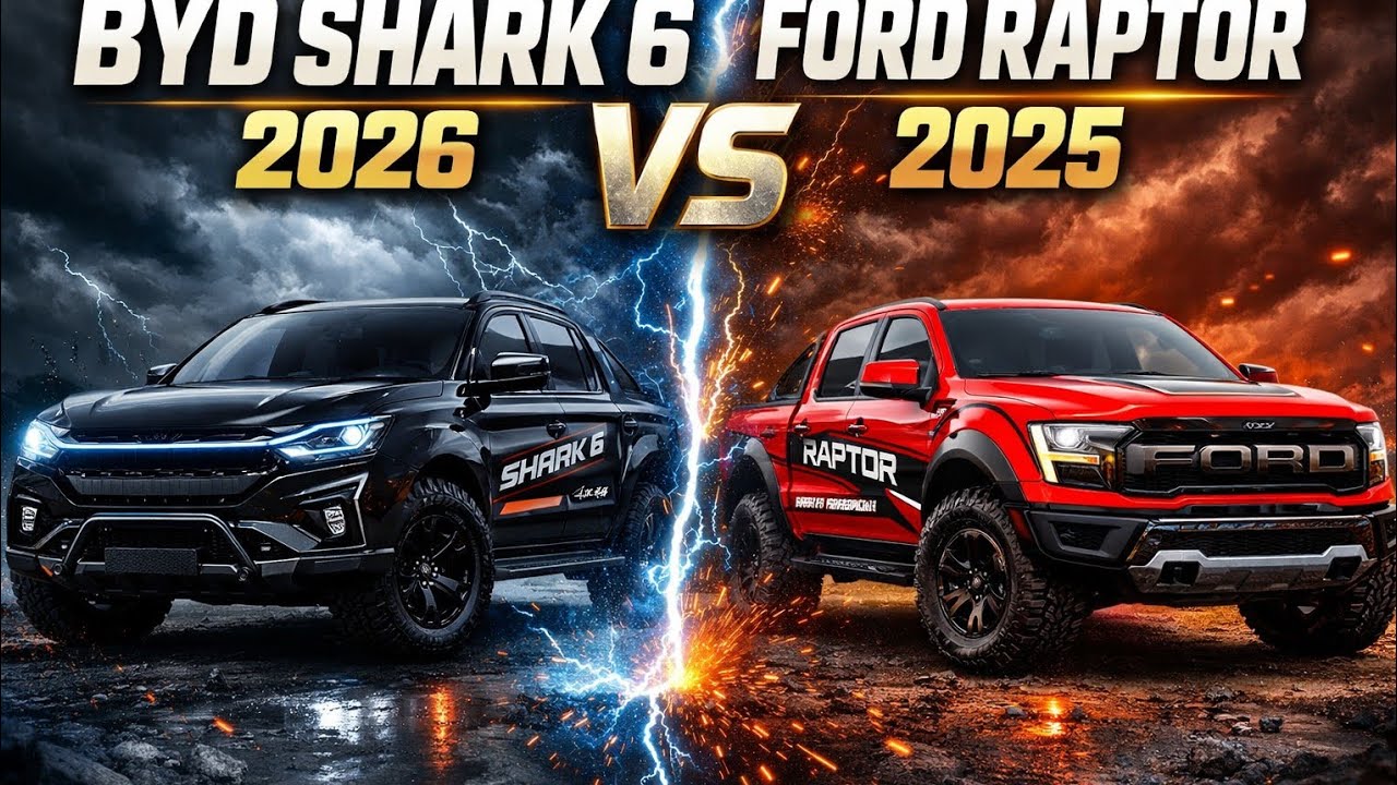 ⚡ Made in China vs Built in USA 🇨🇳🇺🇸 | BYD Shark 6 vs Ford Raptor 2025 ...