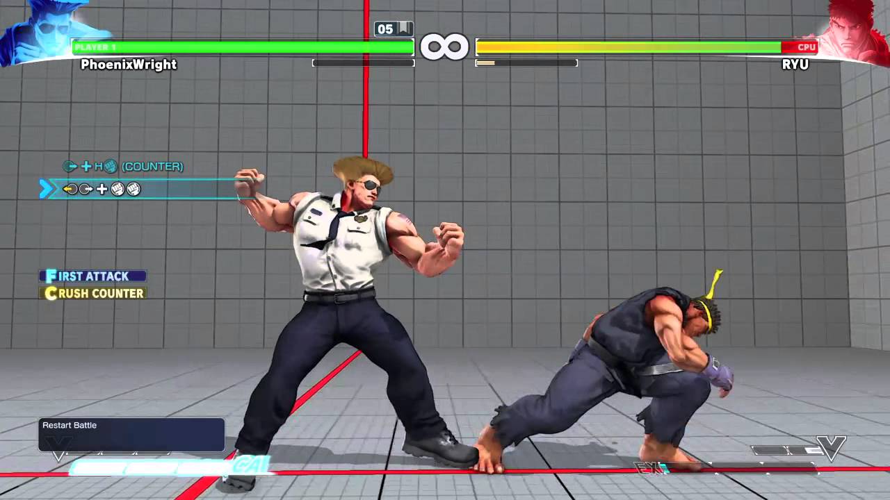 SFV Guile Training - YouTube