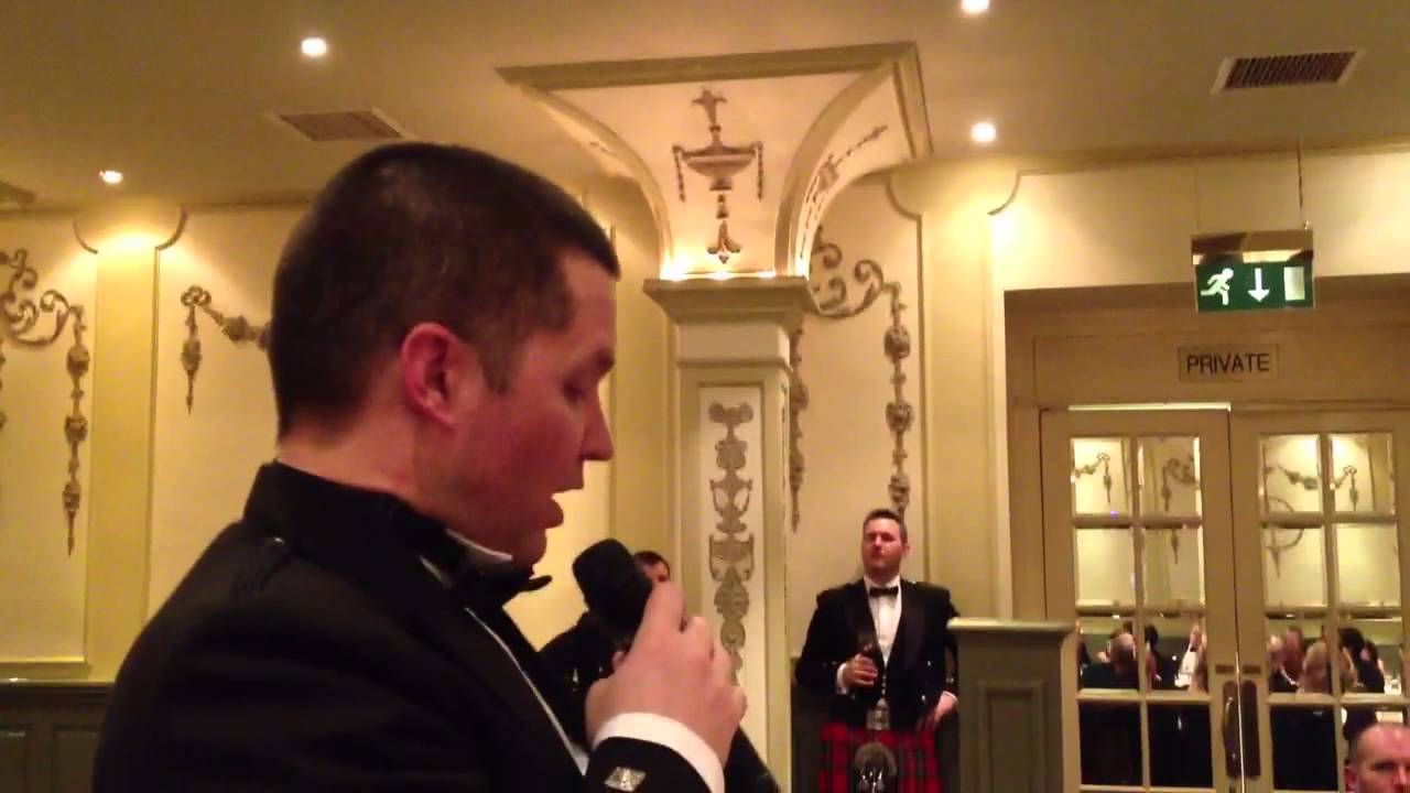 The Immortal Memory of Robert Burns Speech - YouTube