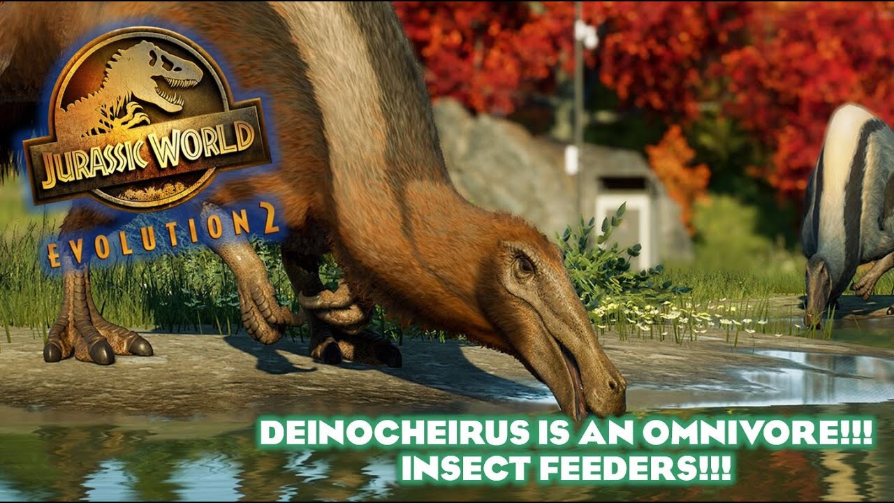 Deinocheirus is an Omnivore!!! Insect Feeders!!! Jurassic World ...