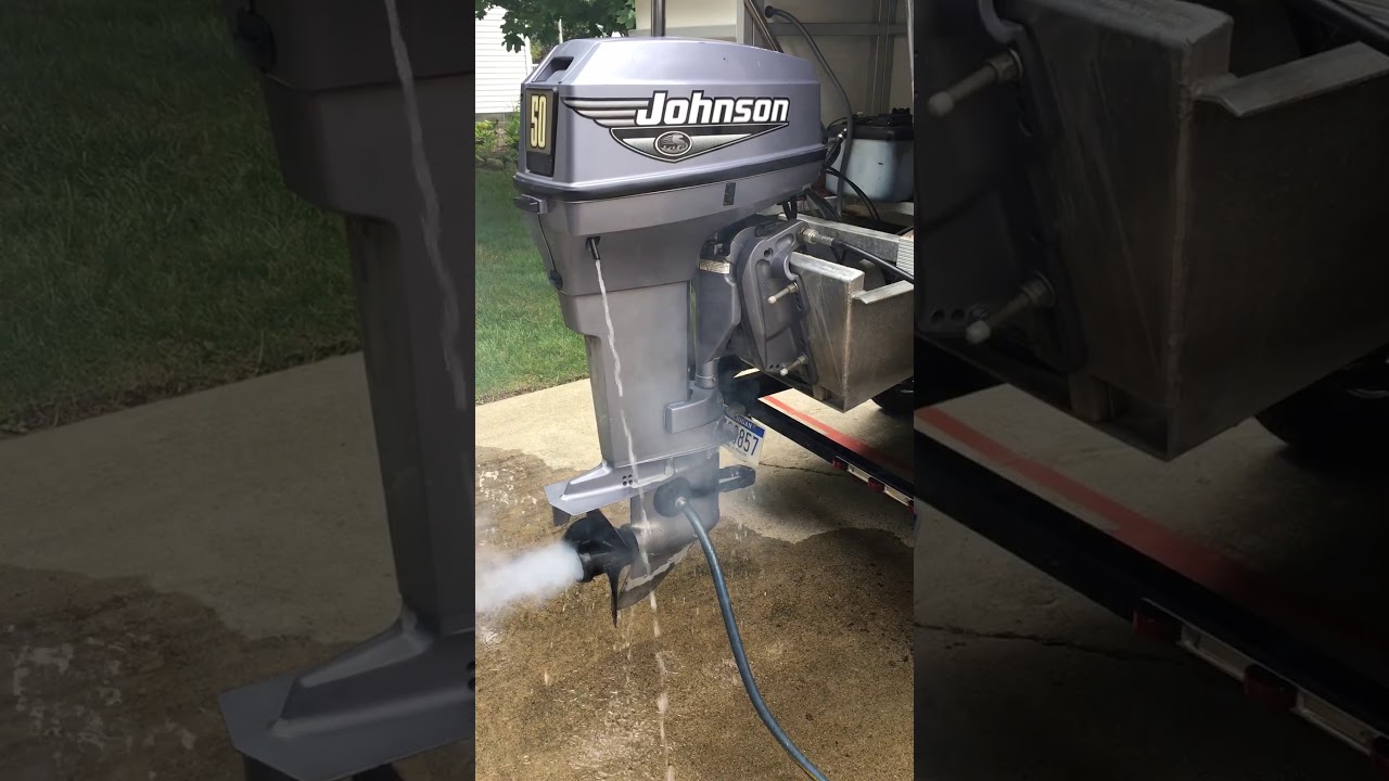 Johnson 50 hp Outboard - YouTube