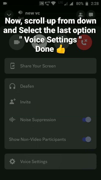 How to access Voice Settings in a Voice channel in Discord Mobile #roduz #discord #howto #how # ...