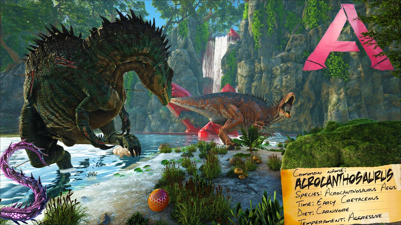 How to make Savage Acro Spawn In the WILD Naturally! Ark - YouTube