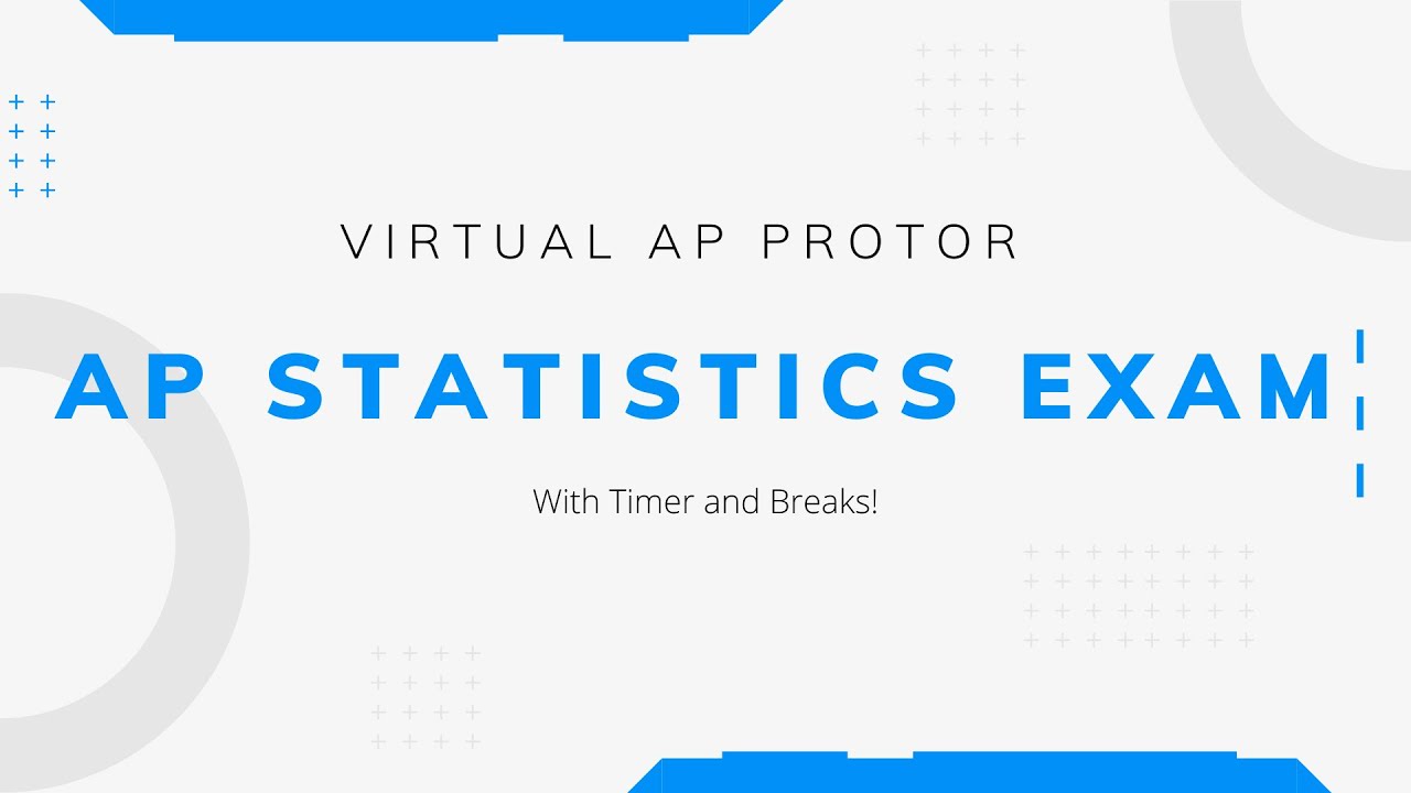 AP Exam Mock Proctor With Timer and Breaks (Statistics) - YouTube