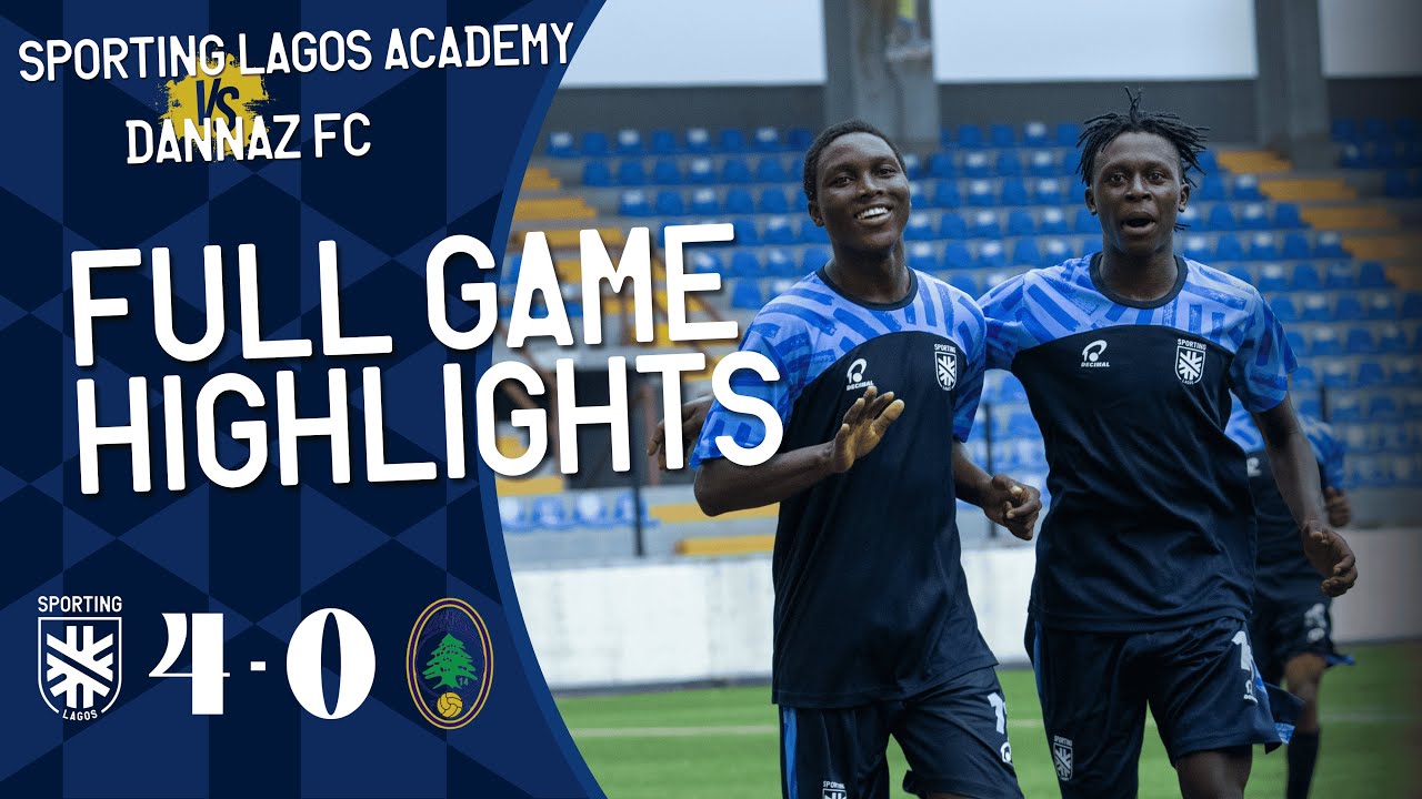Sporting Lagos Football Academy 4 - 0 Dannaz FC | Lucky, Linus and Fuad ...