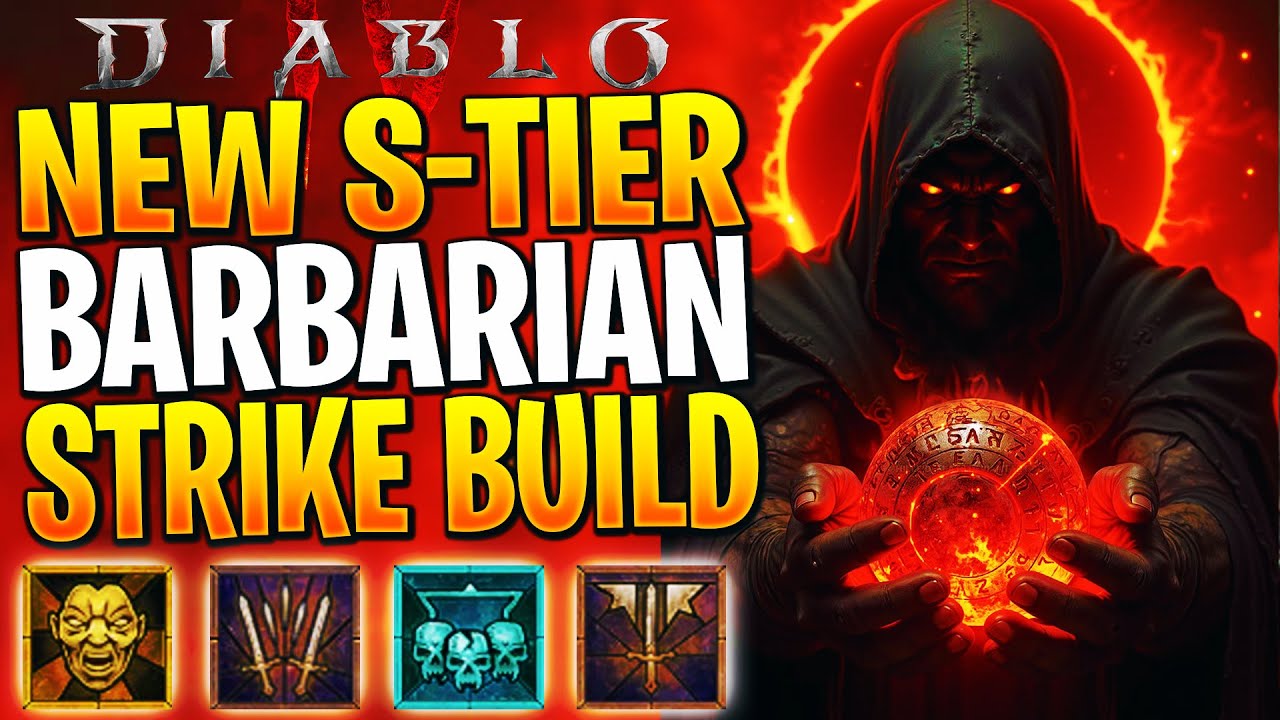 INFINITE DPS LUNGING STRIKE BUILD S10! Diablo 4 Barbarian Build Guide ...