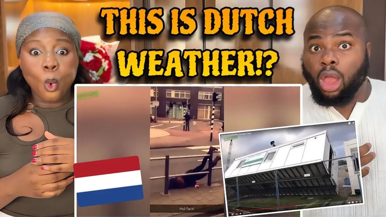 Reaction To Code Red! STORM (Dumpert) Crazy Dutch Weather - YouTube