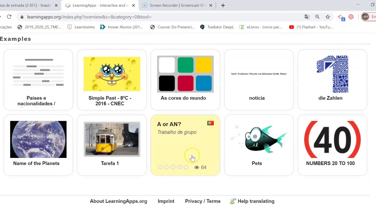 Tutorial Learning Apps - YouTube