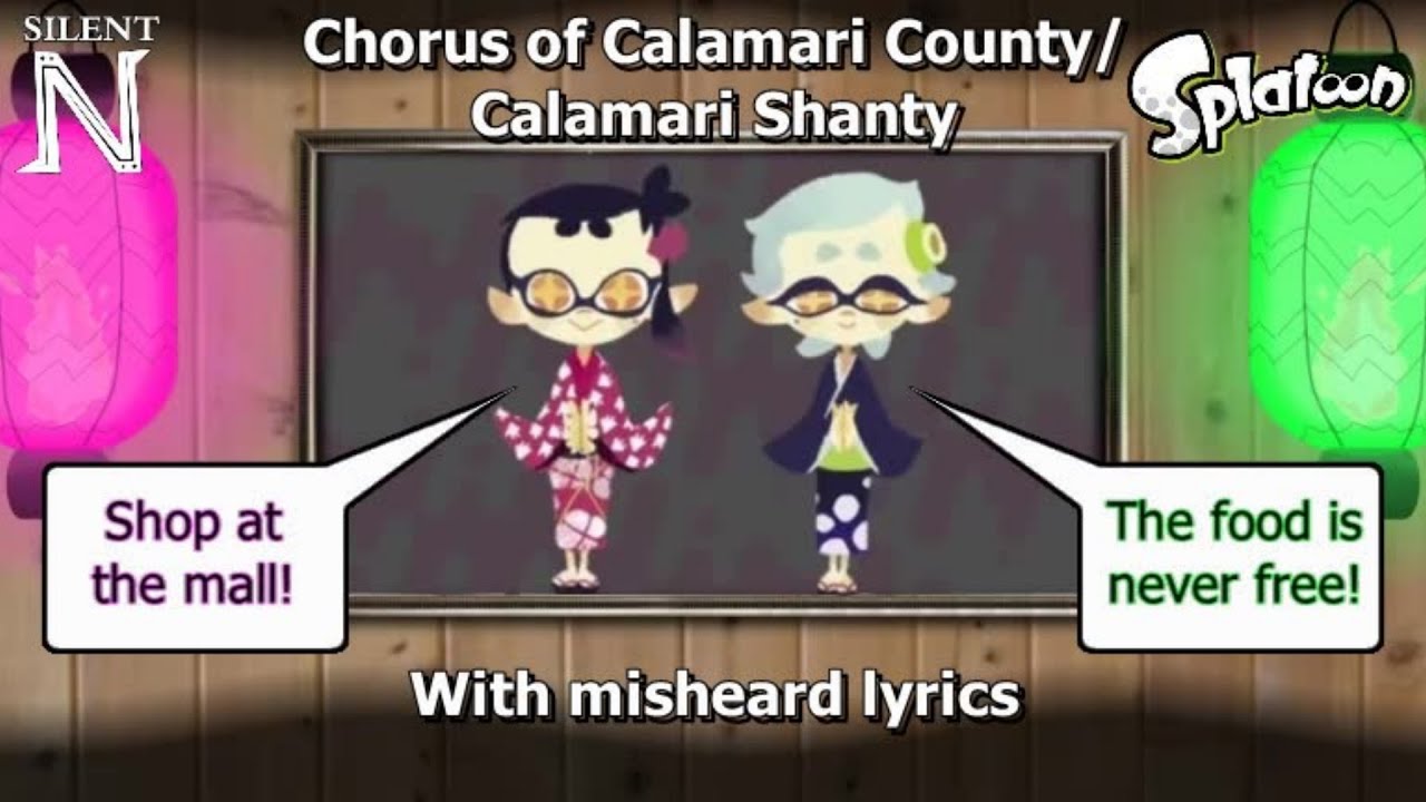 Misheard Lyric Video: "Chorus of Calamari County/Calamari Shanty" ~The ...