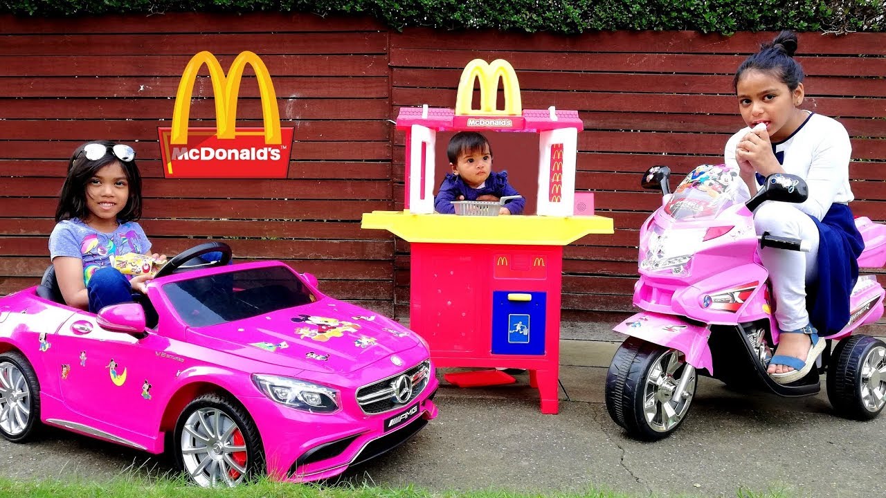 McDonald's Drive Thru Kids Pretend Play with Baby Toy Kitchen Playset ...