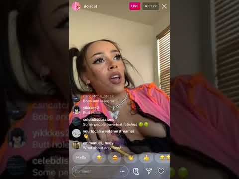 Doja Cat  nip slip and speaks about OnlyFans
