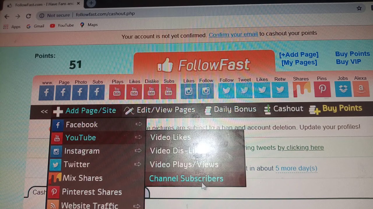 شرح موقع followfast وطريقة ربح المال منه بطريقة بسيطة - YouTube