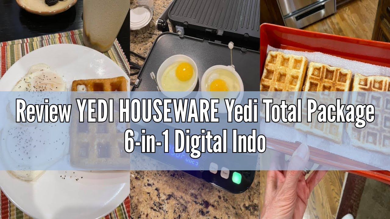 Review YEDI HOUSEWARE Yedi Total Package 6-in-1 Digital Indoor Grill ...