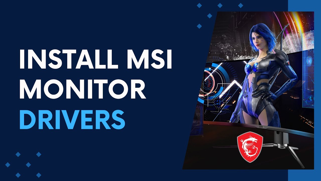 How to install any MSI monitor display drivers and MSI display kit 2025 ...