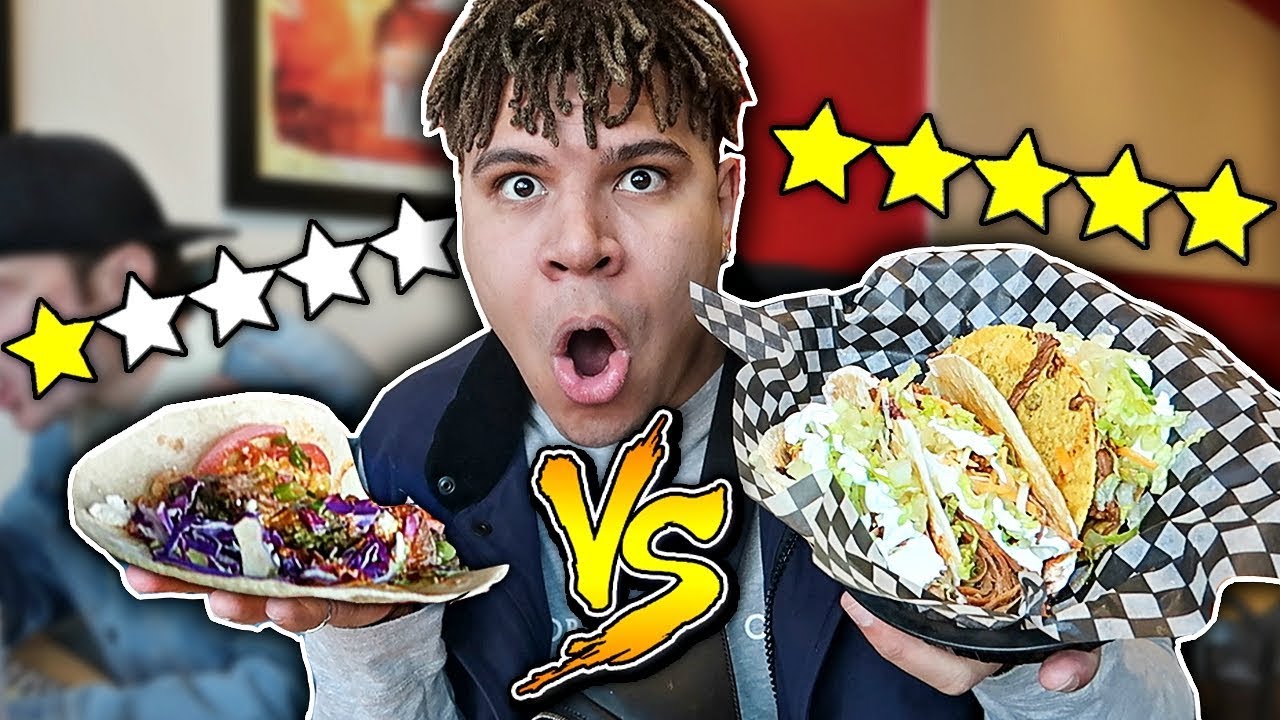 Worst Reviewed Taco (1 STAR) VS Best Reviewed Taco (5 STAR) - YouTube