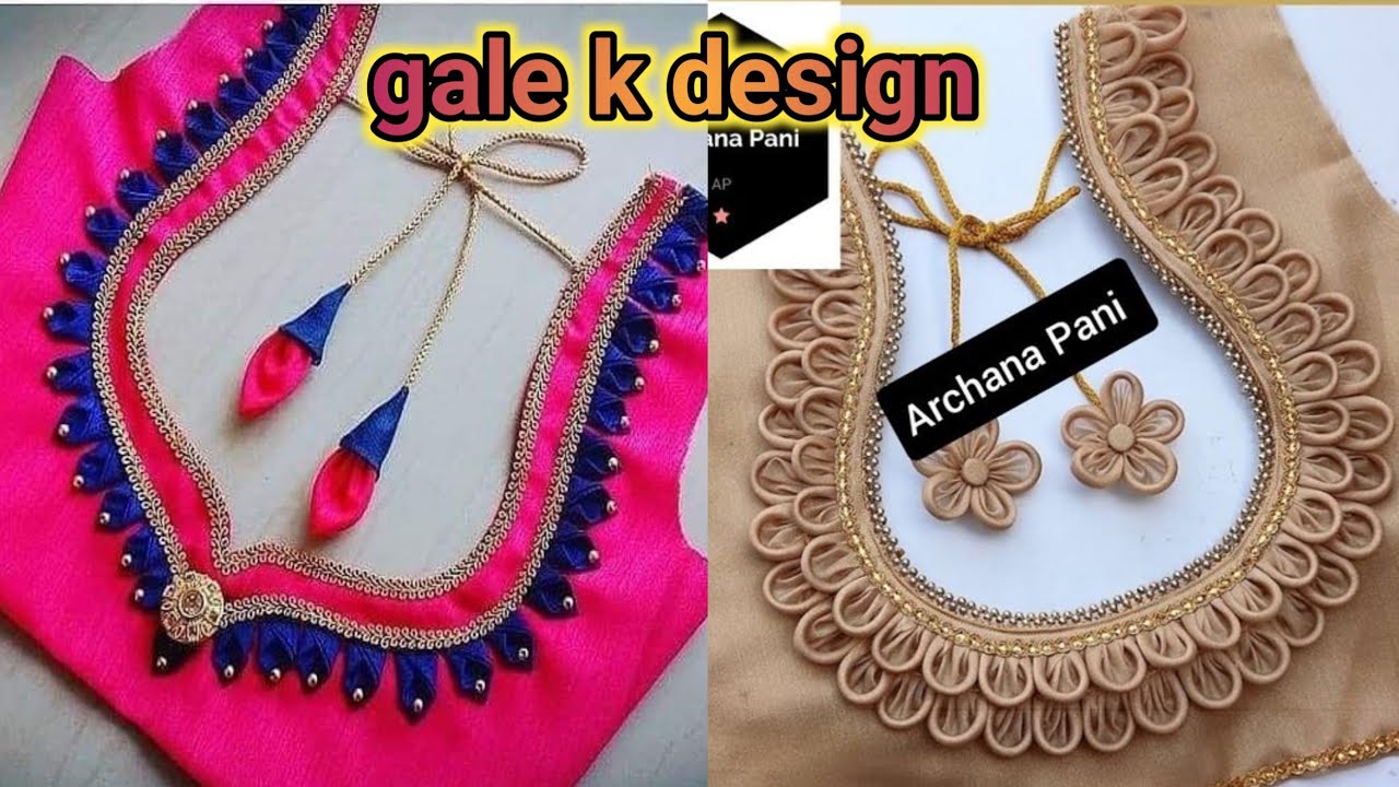 how to make neckline design/latest neckline design 2022/gale ke design ...
