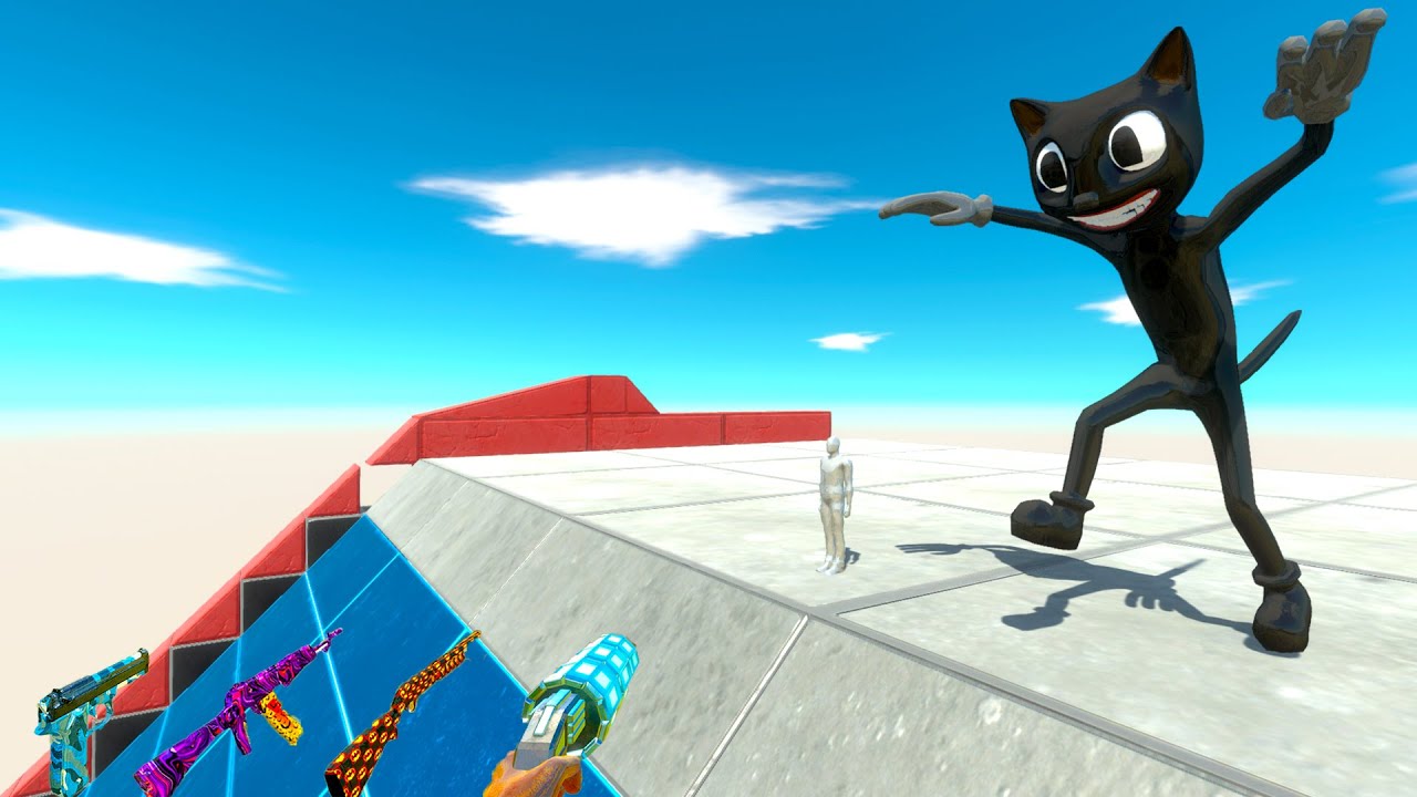 CARTOON CAT + FPS AVATAR vs ALL DINOSAURS - Animal Revolt Battle ...