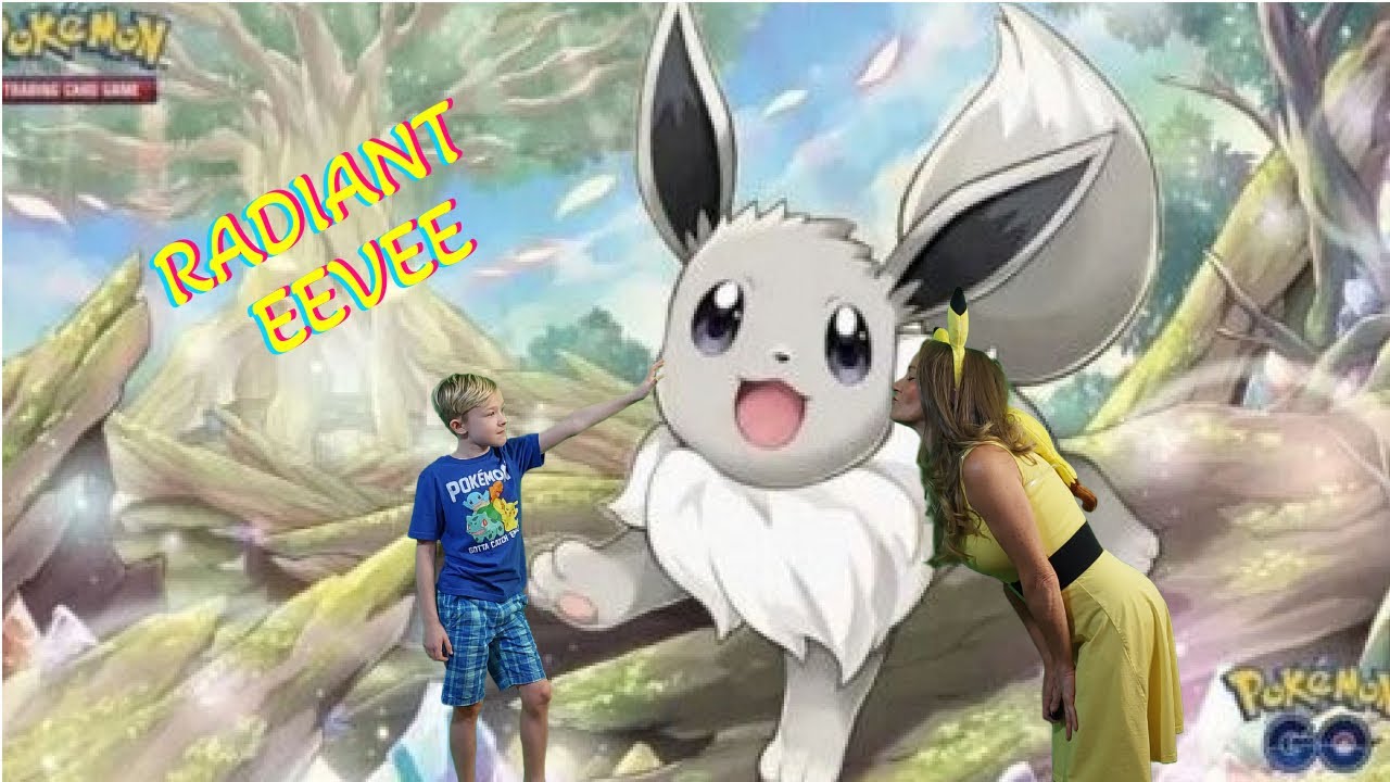 Pokémon TCG - opening the Pokémon GO Premium Collection - Radiant Eevee ...