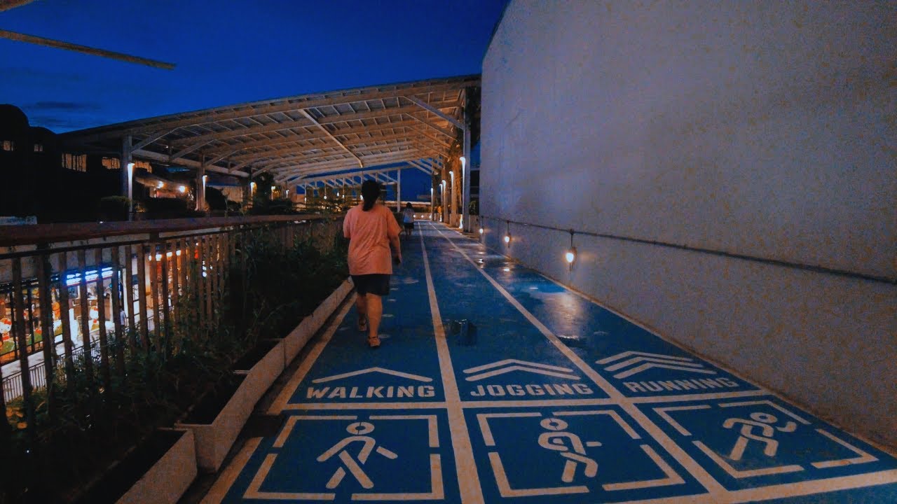 【🇹🇭4K】Bangkok Rooftop Jogging Track of Central Eastville Mall, Have you ...