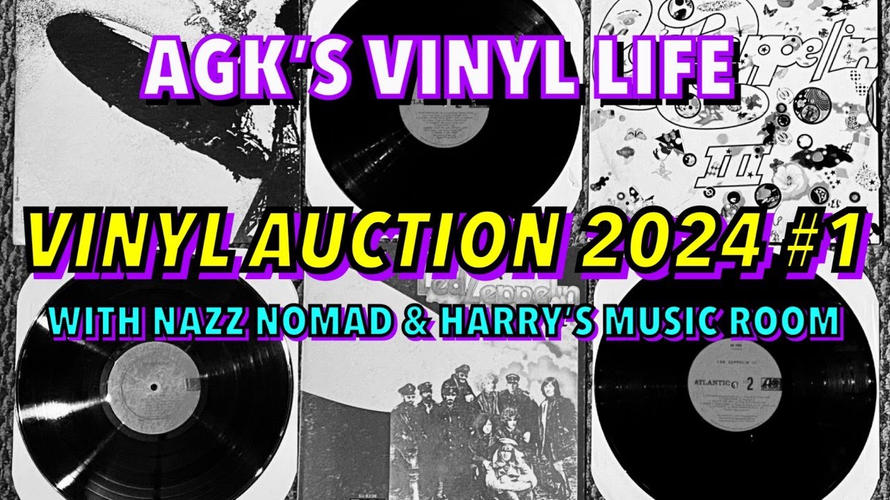 AGK’s Live Vinyl Auction 2024 #1 : #vinylcommunity - YouTube