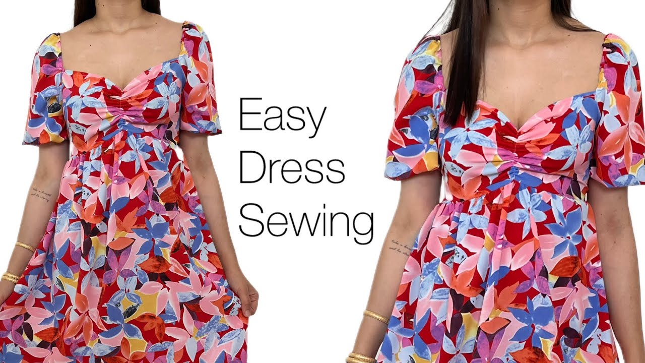 Beautiful Dress Cutting and Stitching💥 Without Pattern For Beginners ️💯 ...