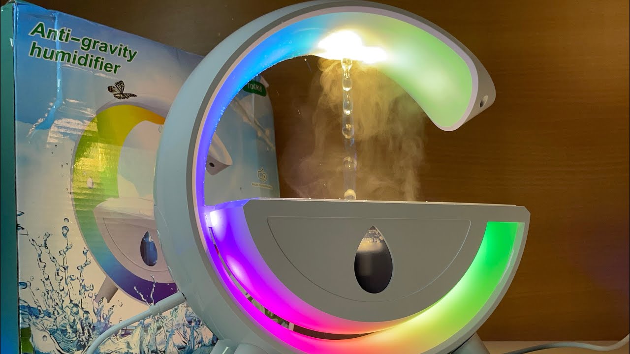 Anti Gravity Air Humidifier Diffuser /Unboxing / Test / Light Samples ...