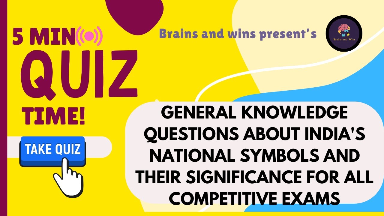 National Symbols of India , COMPETITIVE EXAM Questions, Important GK ...