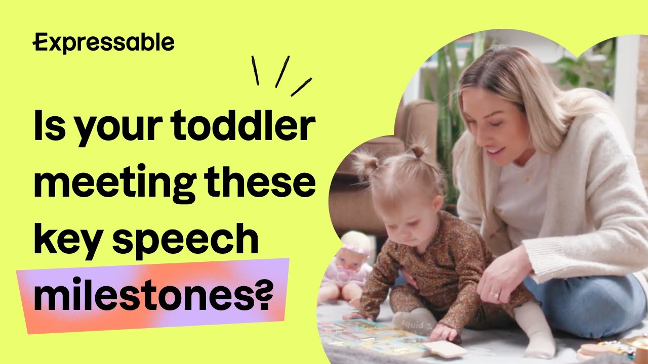 Speech and language milestones, birth to 18 months - YouTube