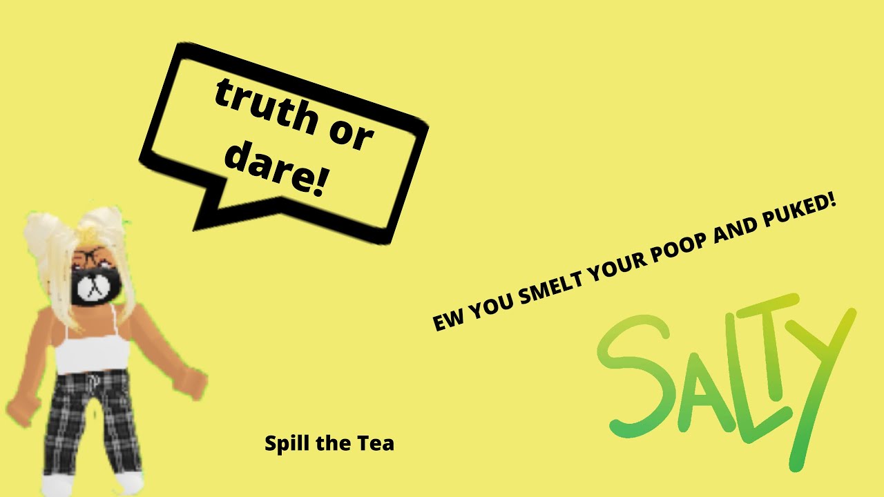 Truth Or Dare In Roblox Youtube 8725