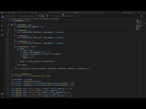 JavaScript code to create a simple To-Do list using closures. - YouTube