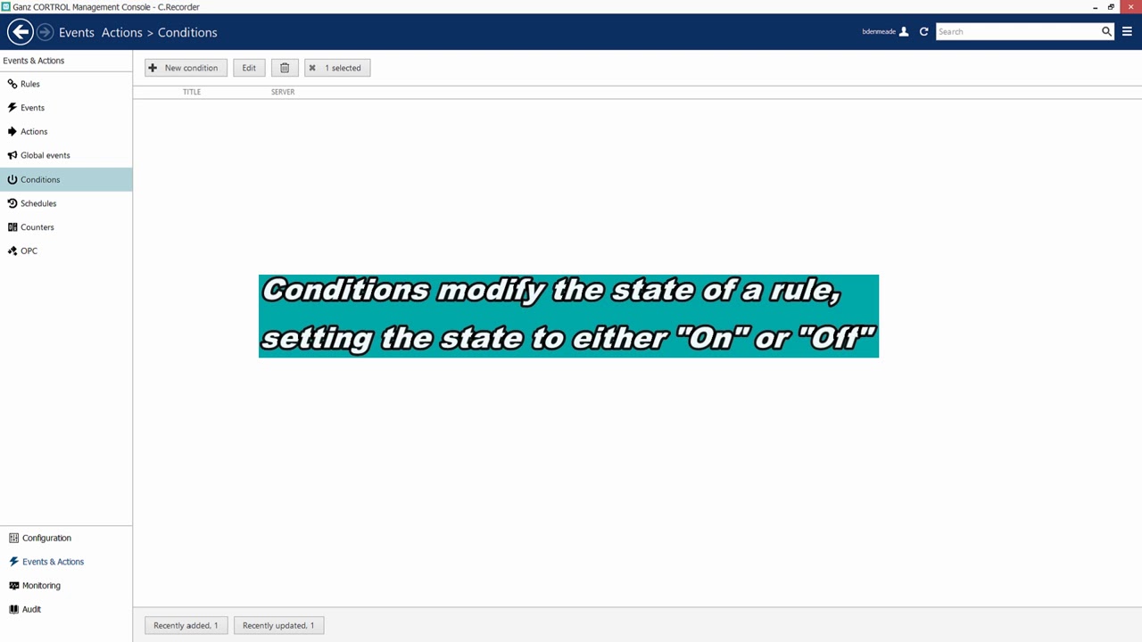 How To Set Up The Conditions Within Cortrol - YouTube