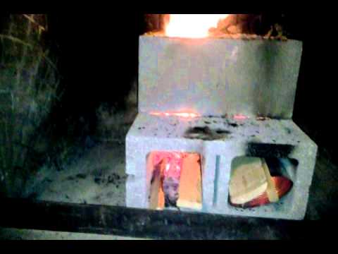 Fireplace Rocket Stove - YouTube