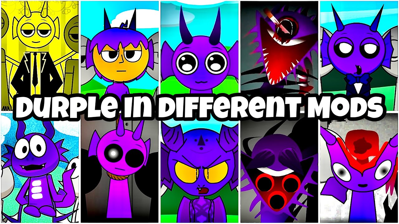 Incredibox Sprunki: Showcasing Every Durple Across All Mods! | All ...
