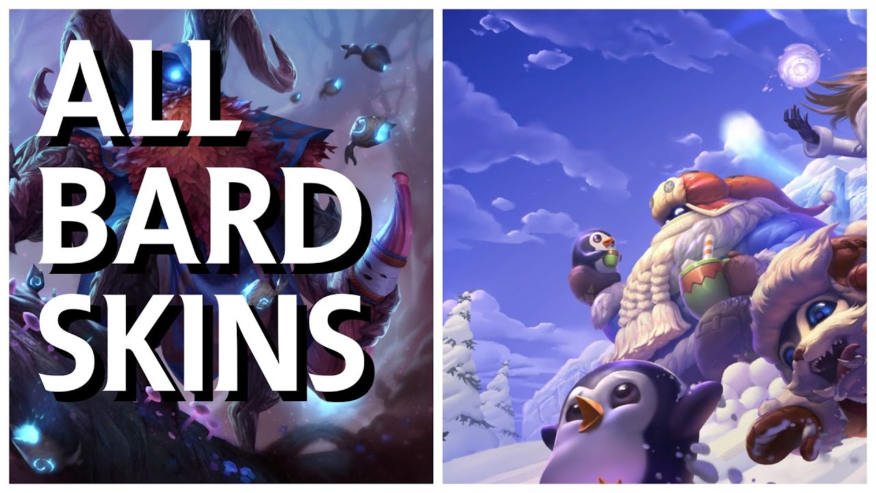 All Bard Skins (Elderwood, Snow Day) - YouTube