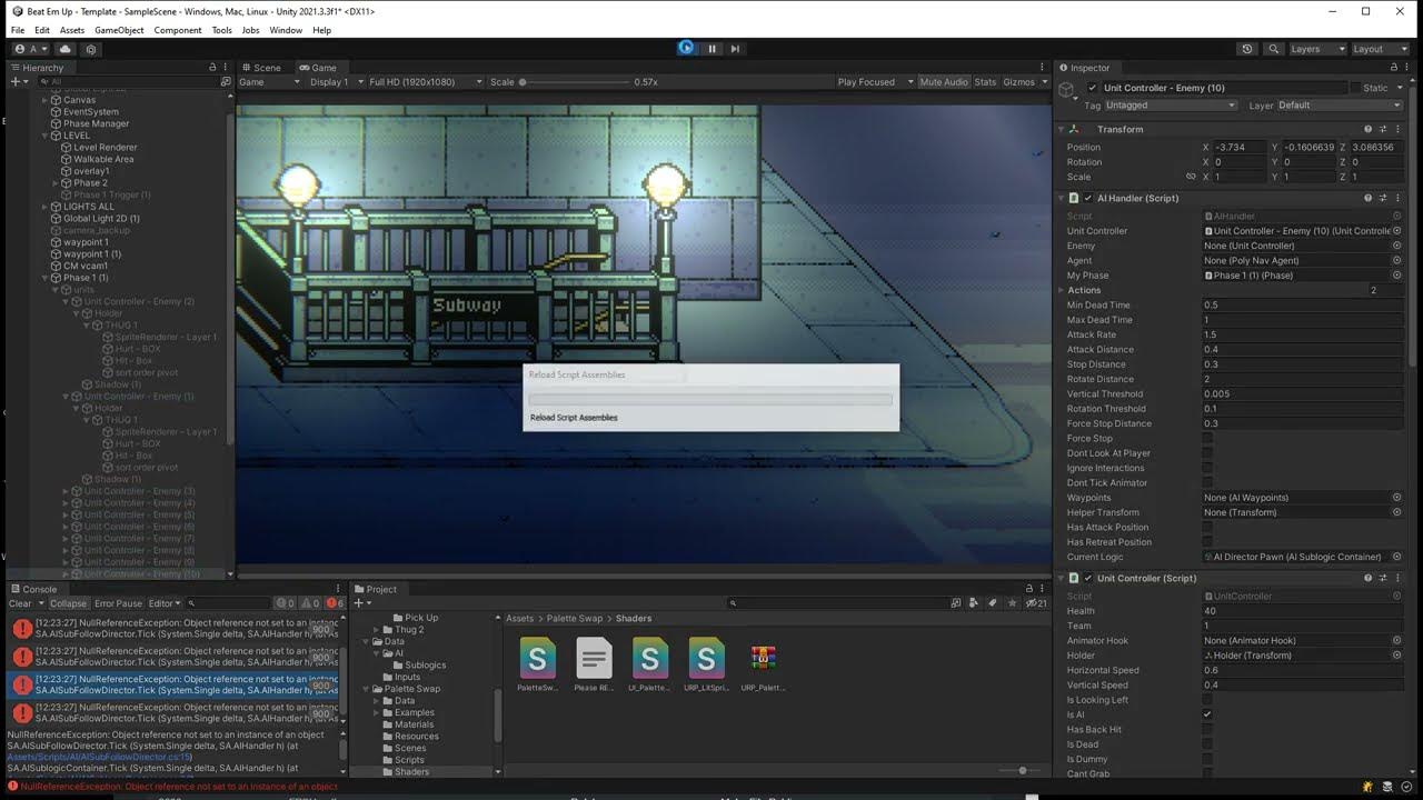 Beat Em Up - Post Process Effects 2D URP - Part 42 - YouTube
