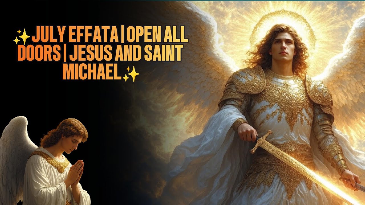 JULY EFFATA | OPEN ALL DOORS | JESUS AND SAINT MICHAEL - YouTube