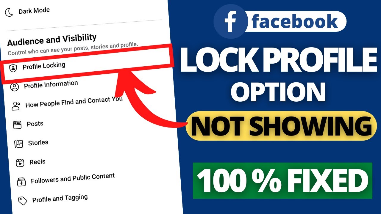 Facebook Lock Profile Option Not Showing Problem Fix YouTube facebook-lock-profile-option-not-showing-problem-fix-youtube