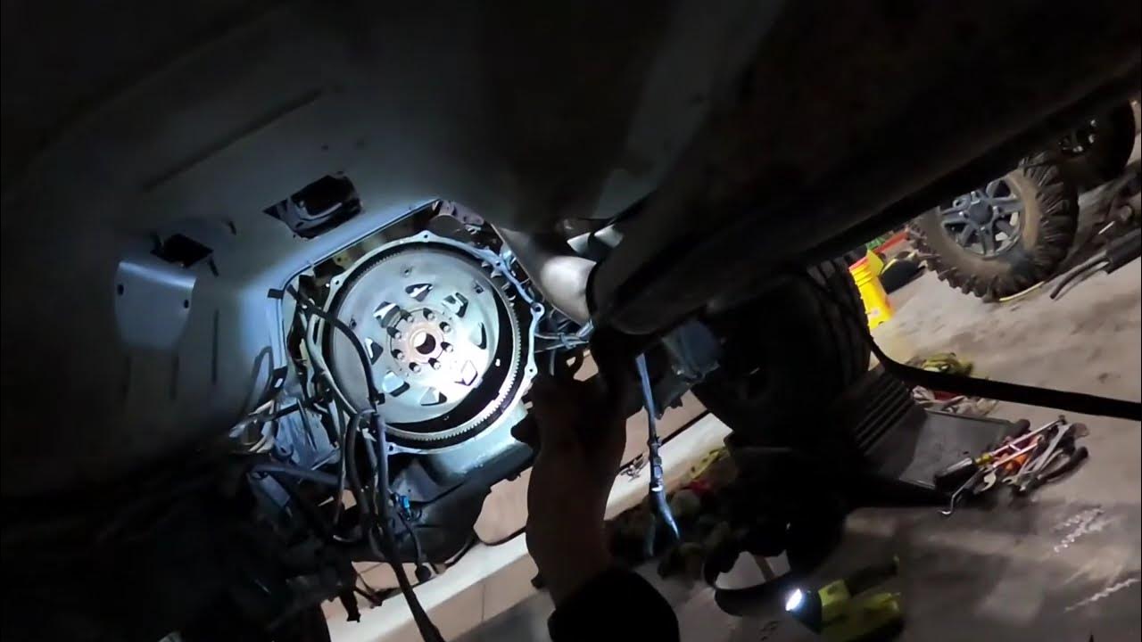 2nd gen cummins auto to manual trans swap part 2 - YouTube