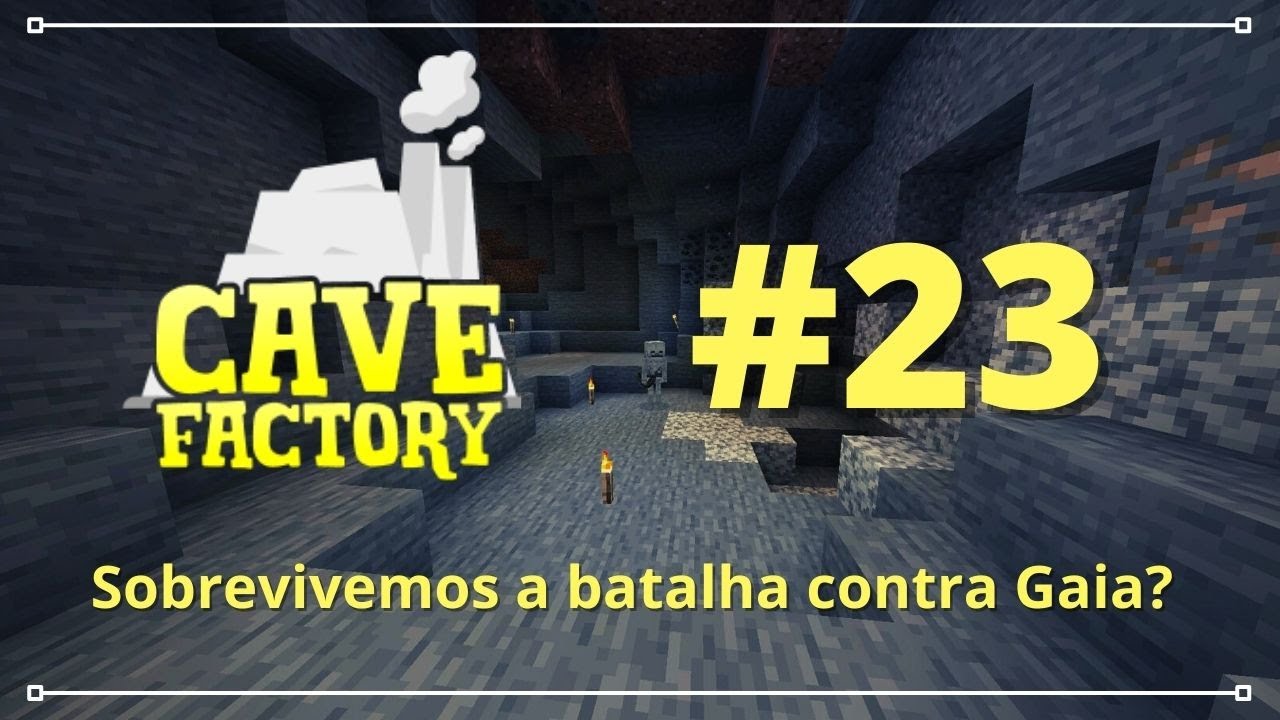 Sobrevivemos a batalha contra Gaia? - Minecraft Cave Factory #23 - YouTube