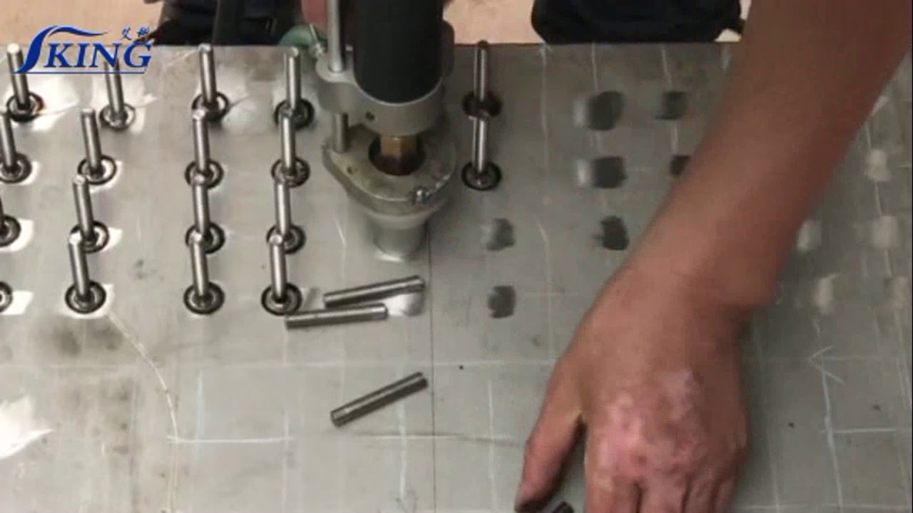 Stainless Steel SS304/SS316 Stud Welding with gas shield - YouTube
