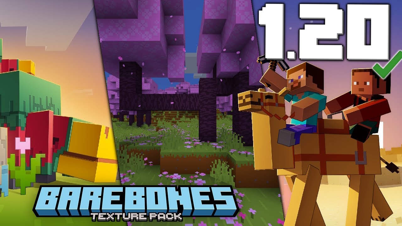 Bare Bones 1 20 1 20 6 Texture Pack Download Install Tutorial