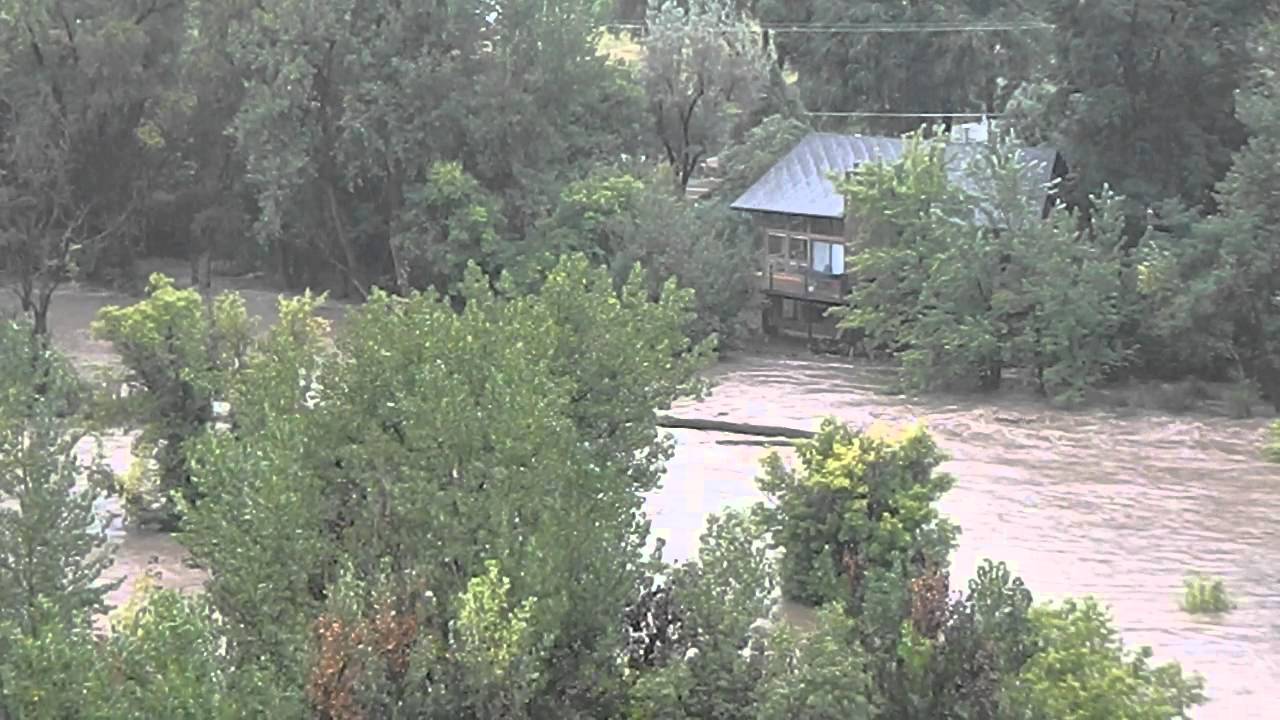 2013 Lyons Flood Video from Streamboat Mnt. overlooking Apple Valley #2 ...