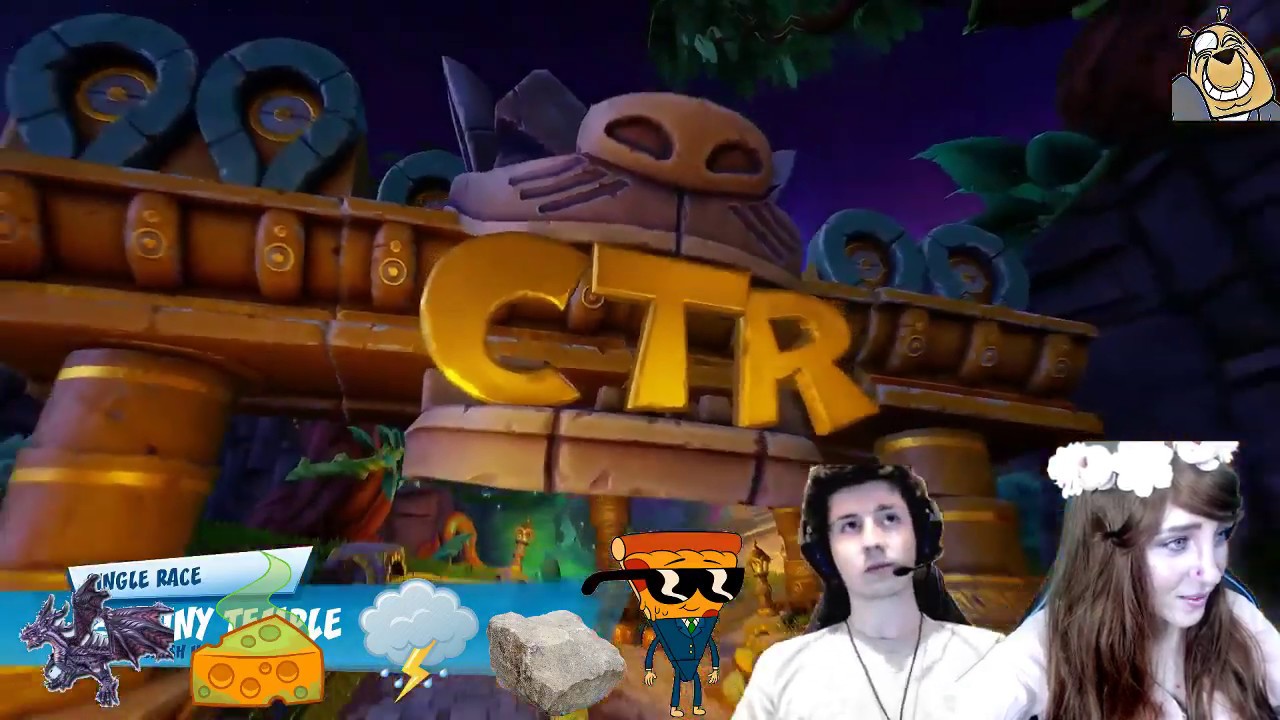 CTR Meme Stream Part 2 Co Op Team Backseat Gaming Elusive Rabbit Nitro ...