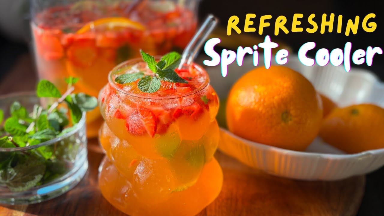 Refreshing Sprite Cooler | DIY Sprite Cooler Recipe | Crazy Refreshing ...