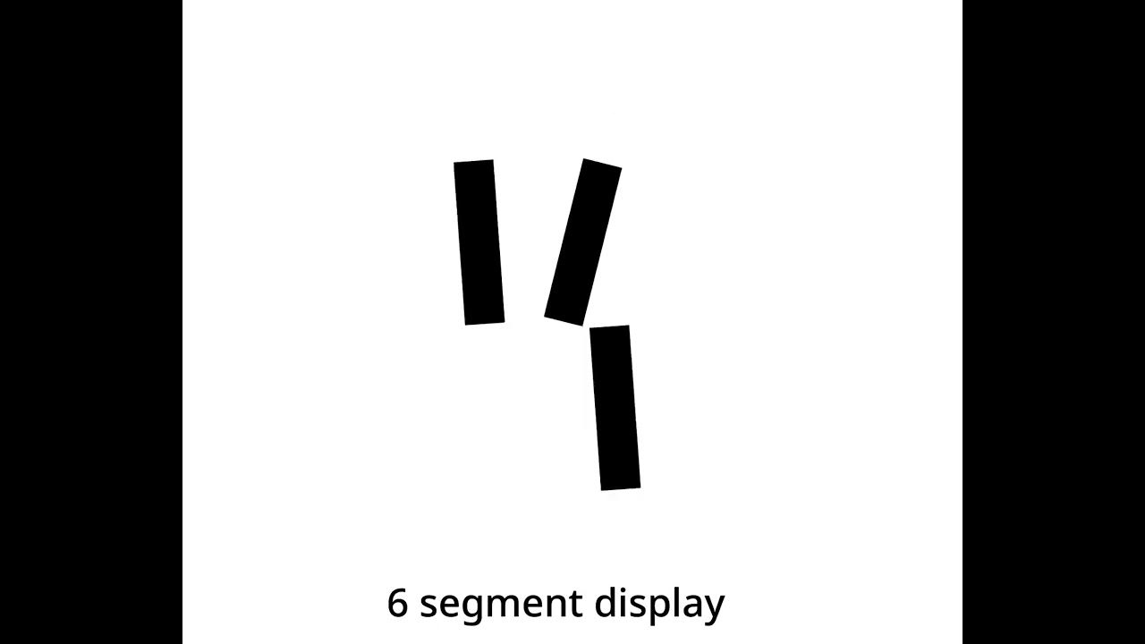 6 segment display - YouTube
